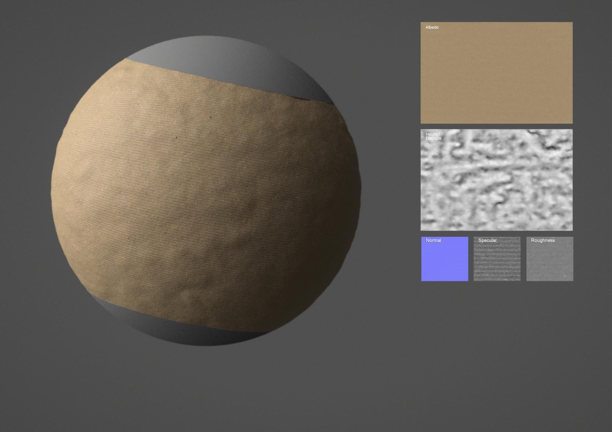 Kraft paper #01 – Texturing.xyz