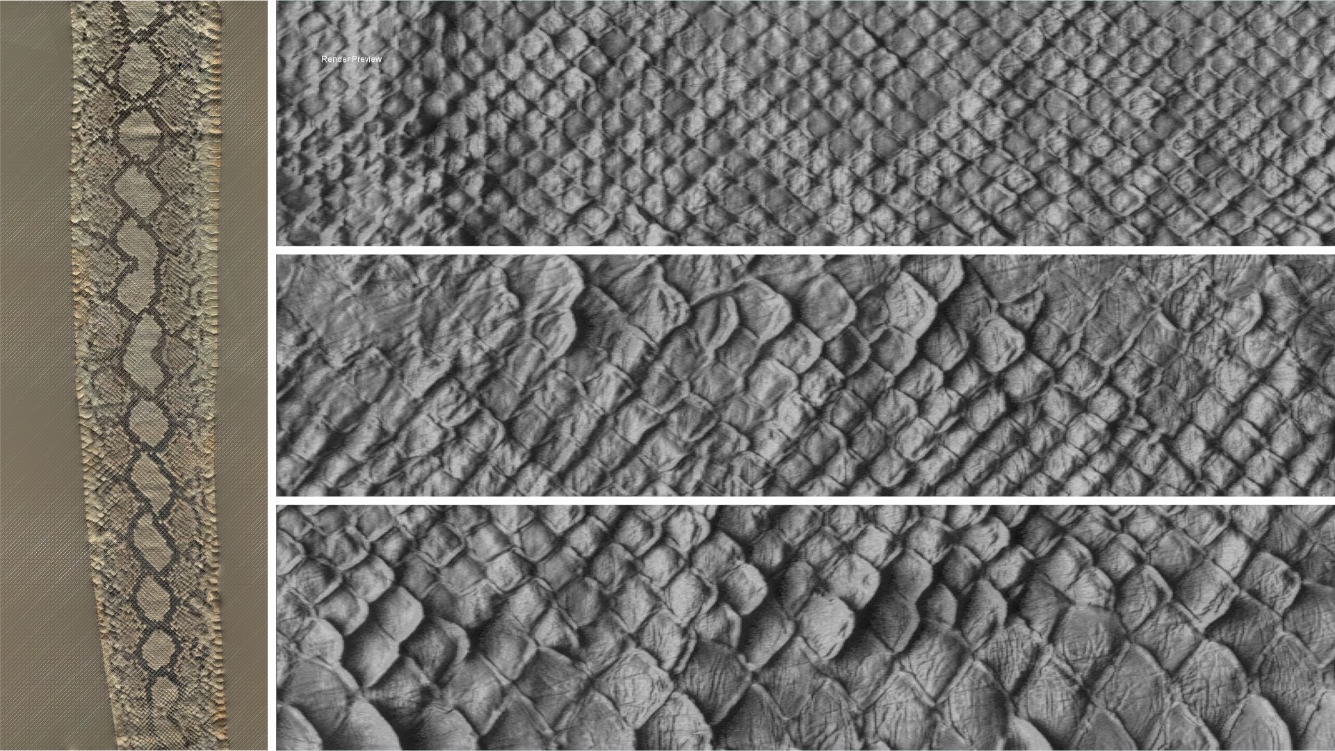 Snake body #09 – Texturing.xyz