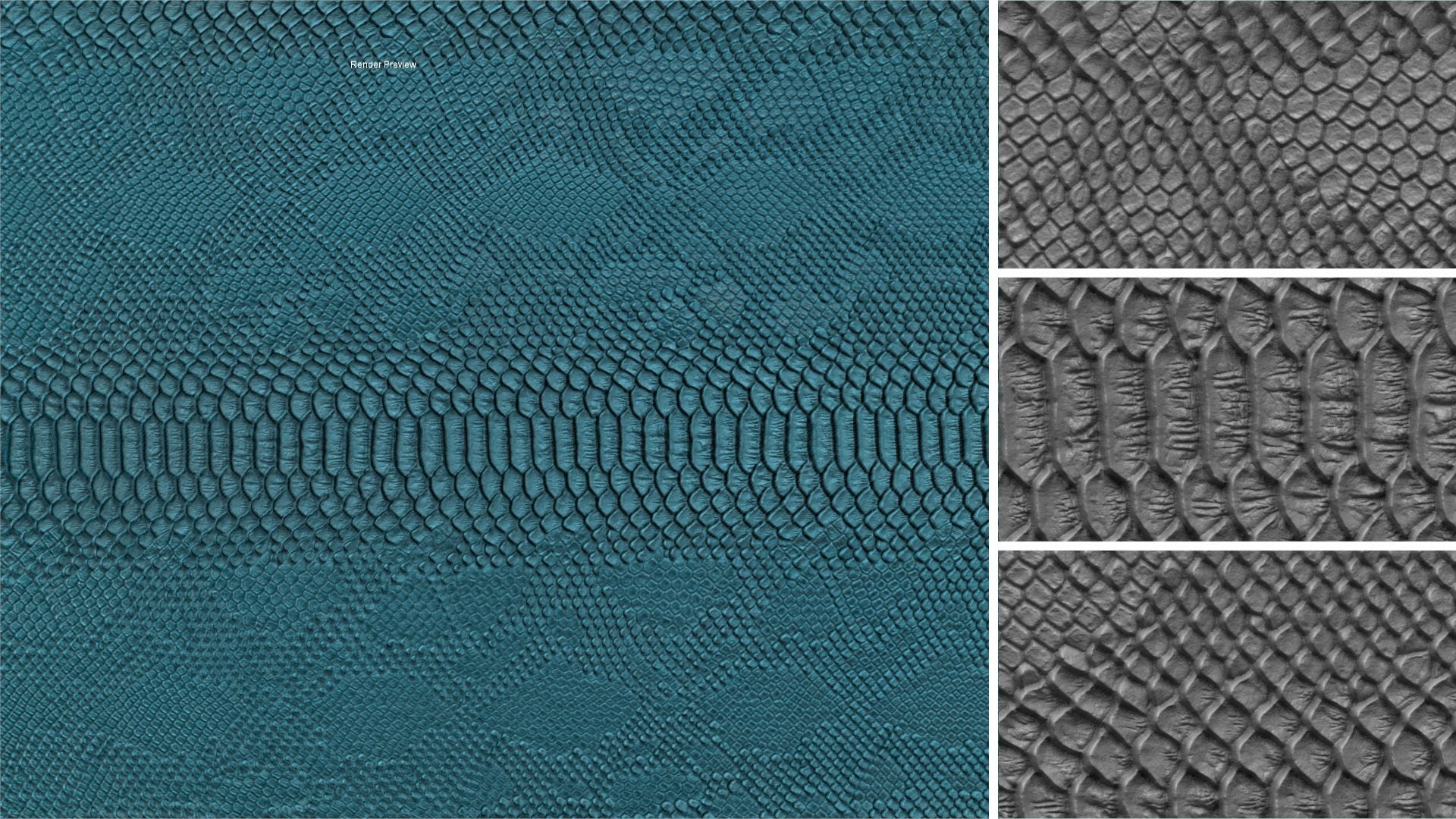 Snake body #01 – Texturing.xyz