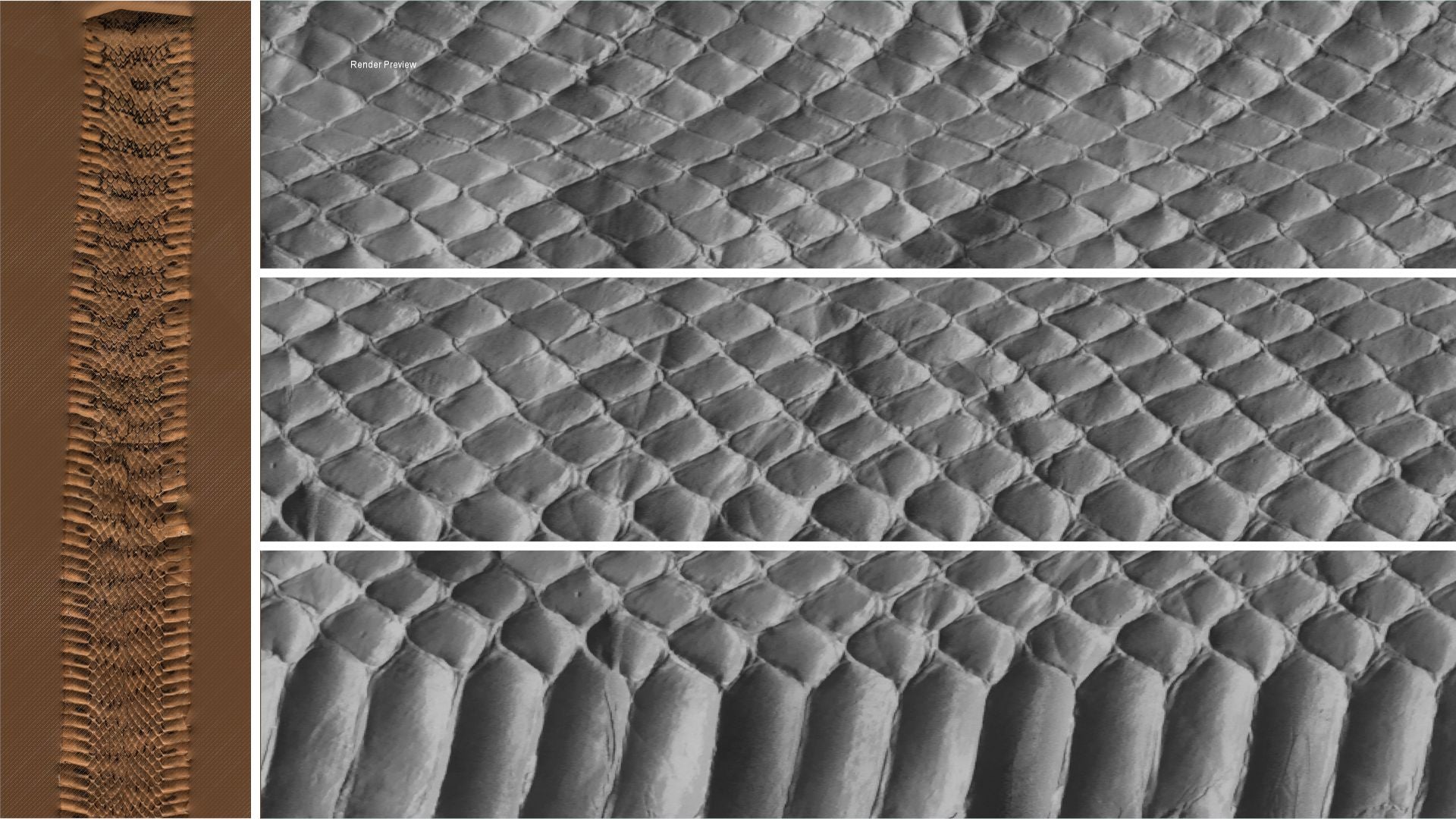 Snake body #07 – Texturing.xyz