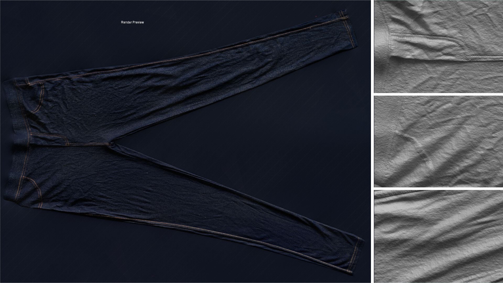 Denim trousers #21 – Texturing.xyz