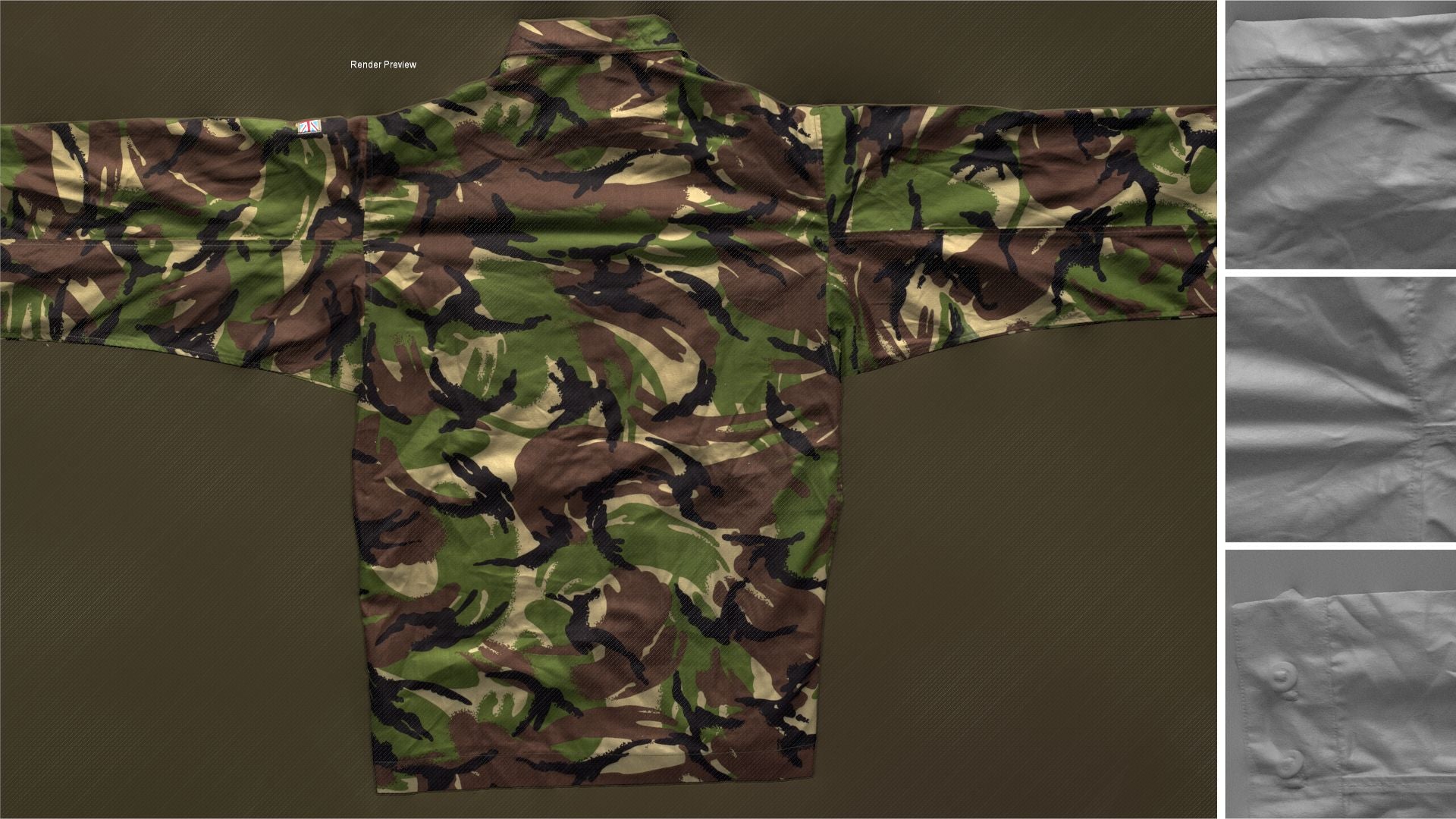 Military vest #02 – Texturing.xyz