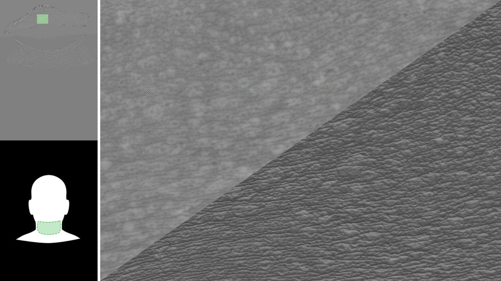 Male Face 30s Neck #01 – Texturing.xyz