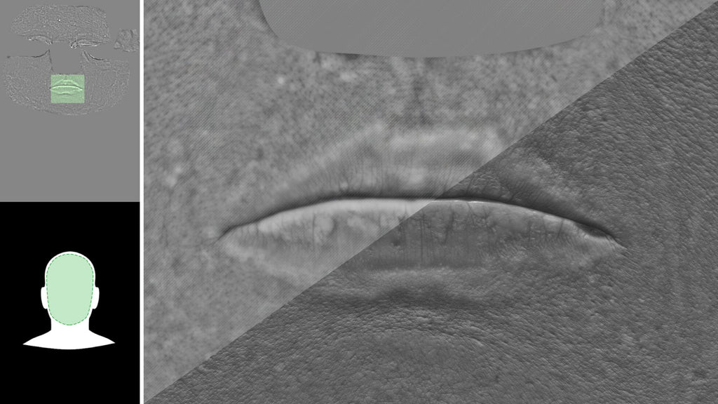 Female Face 20s FullFace #09 – Texturing.xyz